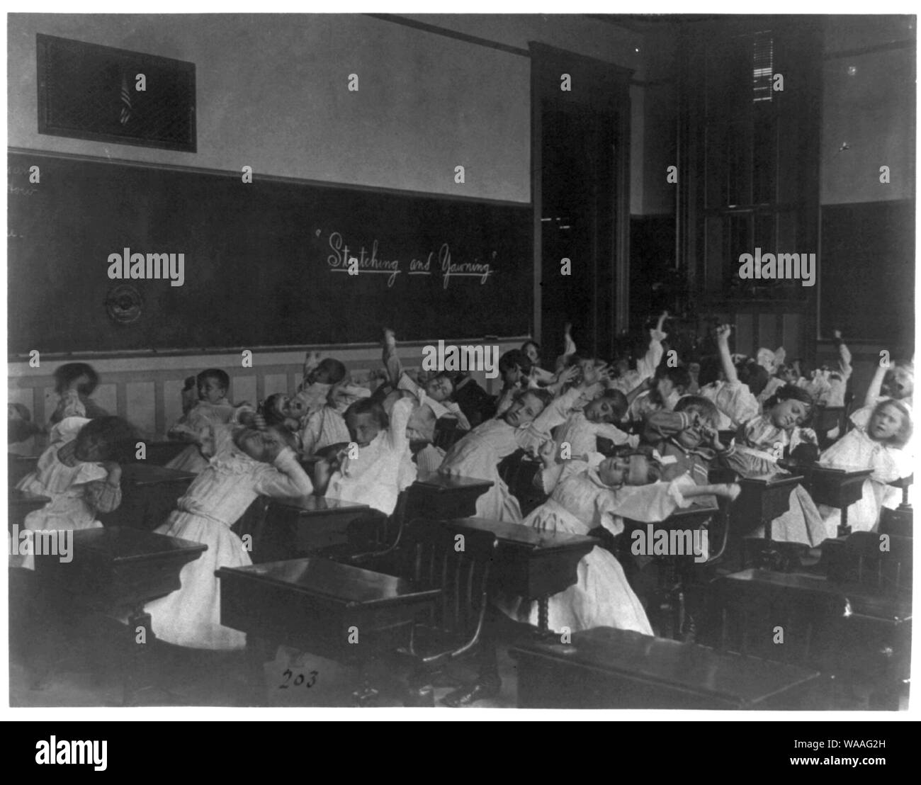 Yawning school Cut Out Stock Images & Pictures - Alamy