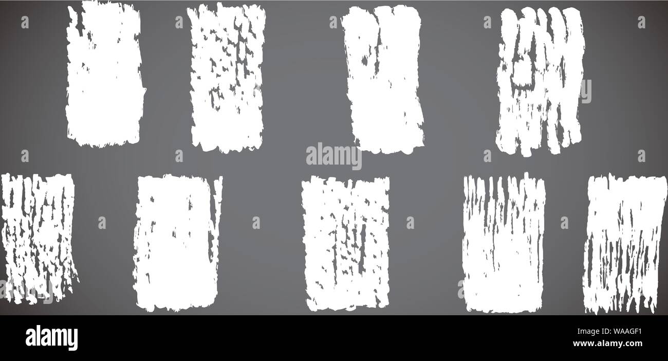 This is a illustration of hand-drawn short thick brush vertical line ...