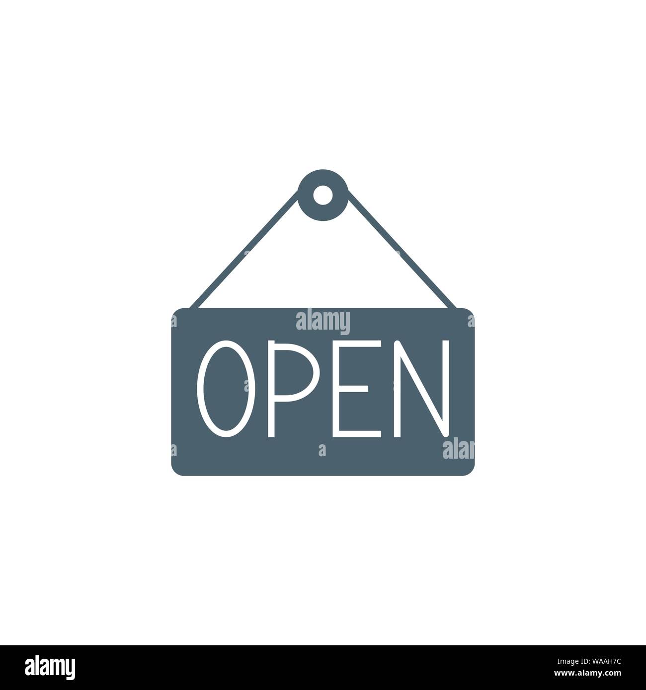 Nameplate Open Icon High Resolution Stock Photography and Images - Alamy