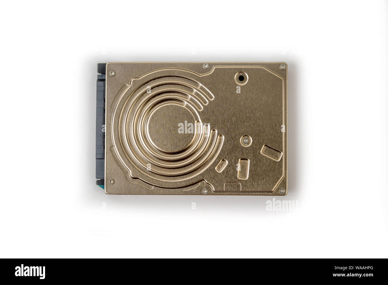 hdd 2.5 hard drive disk on dark background closeup overhead view Stock ...