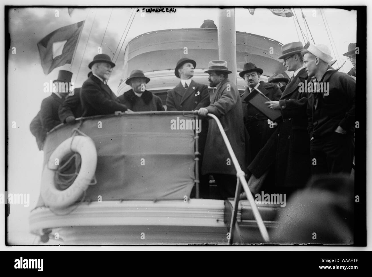 Georges clemenceau 1919 hi-res stock photography and images - Alamy
