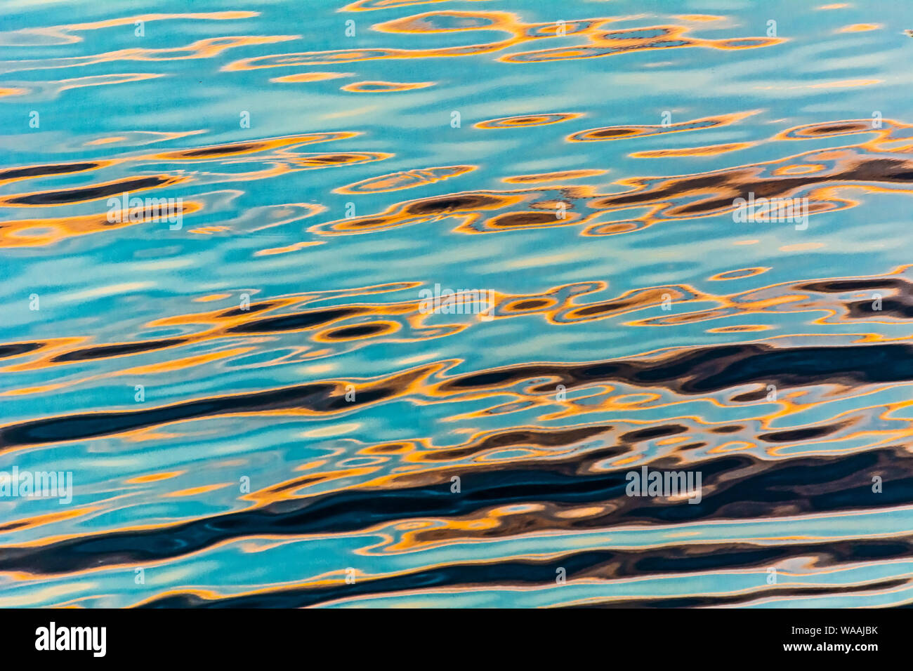 abstract reflection in water ripples Stock Photo - Alamy