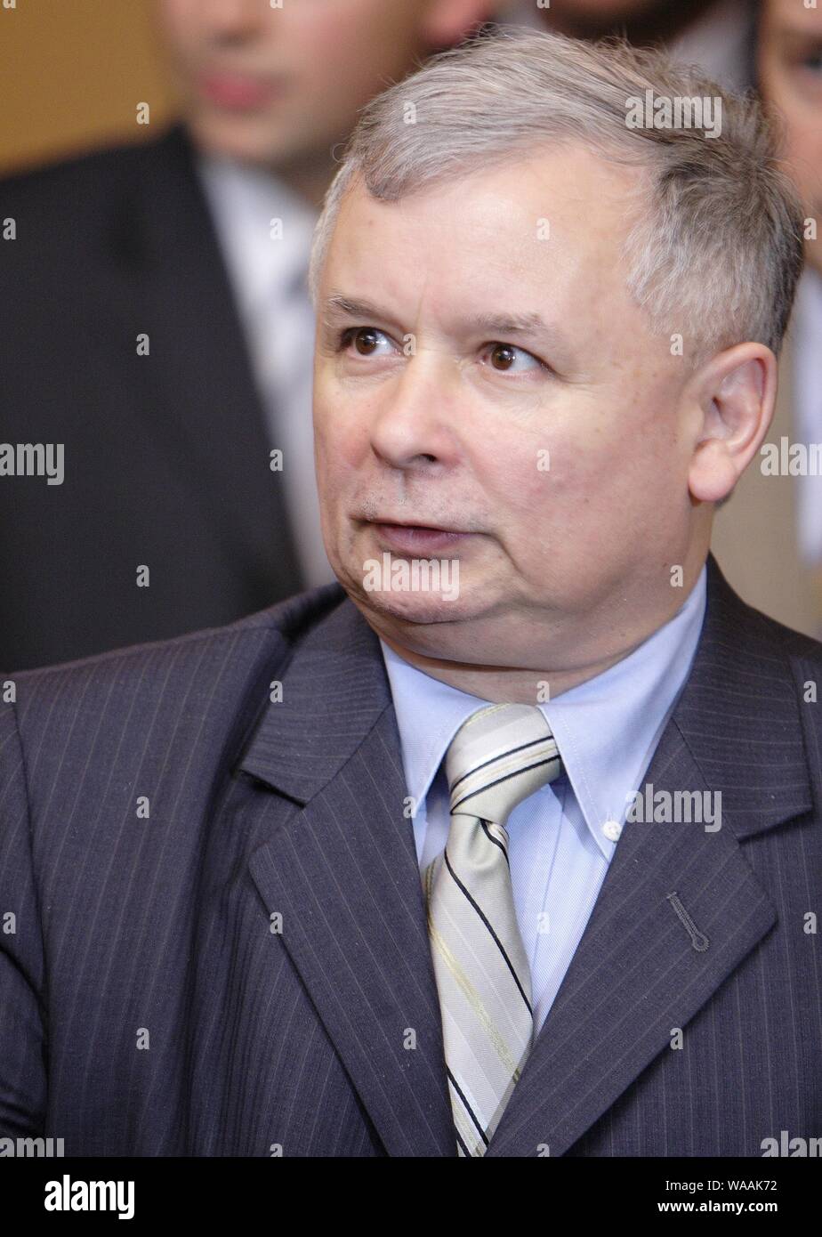 Pictured: Jaroslaw Kaczynski Stock Photo - Alamy