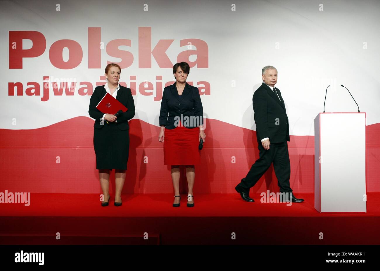 Warsaw, Poland 31.05.2010 Pictured: Jaroslaw Kaczynski Stock Photo - Alamy