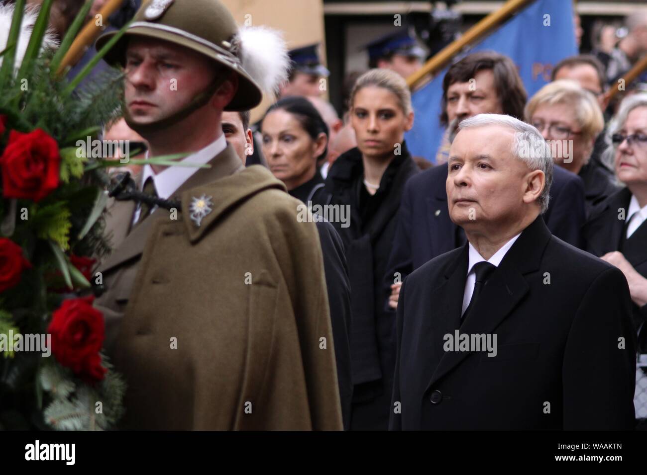 April 17-18, 2010 Cracow, Poland. The funeral of President Lech ...