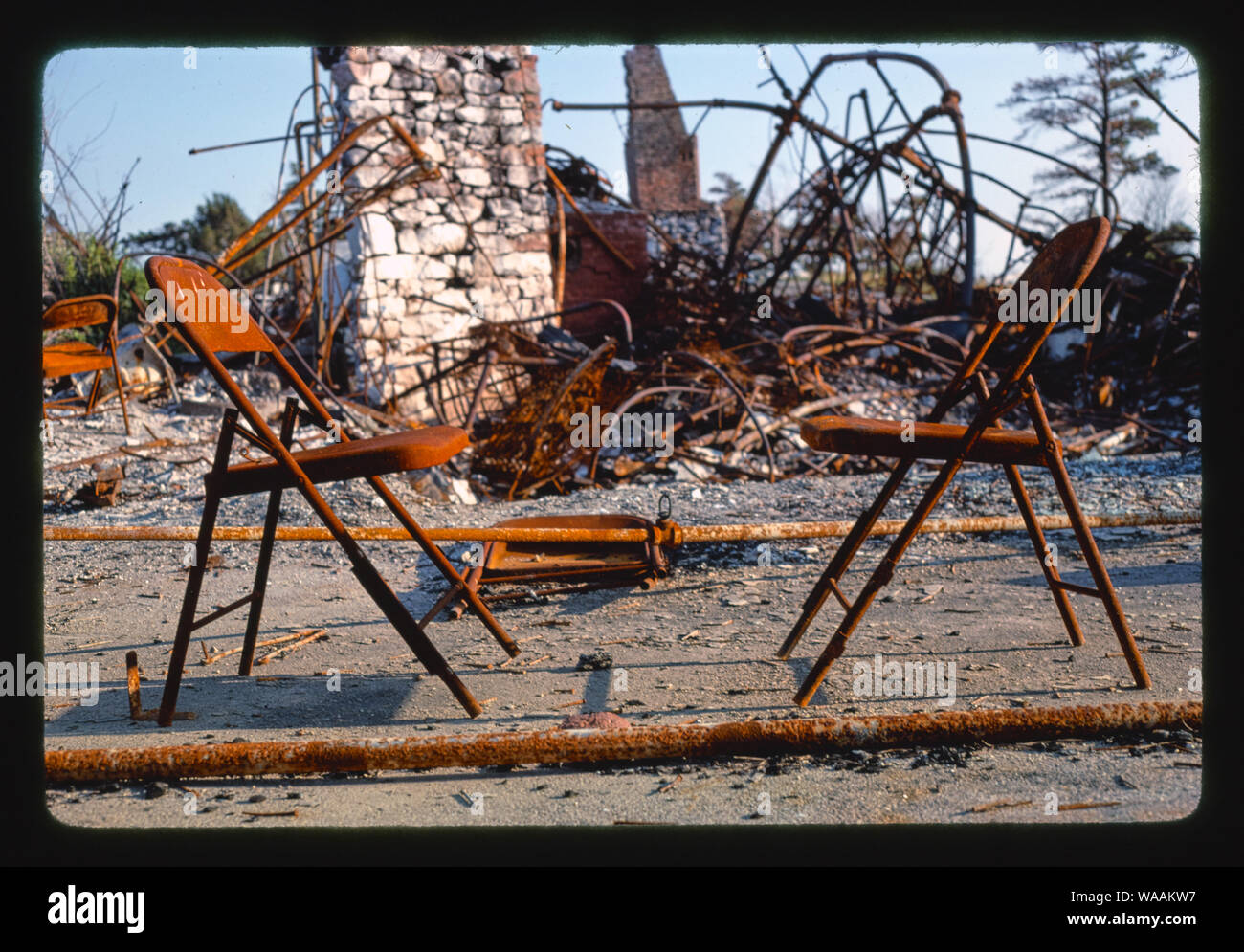 Cliff House ruins, Lake Minnewaska, New York Stock Photo - Alamy