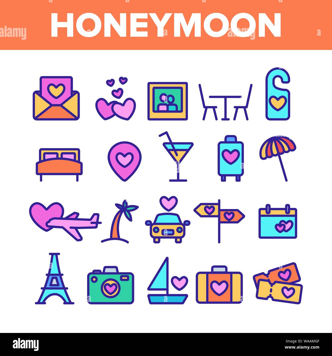 Airplane engagement Stock Vector Images - Alamy