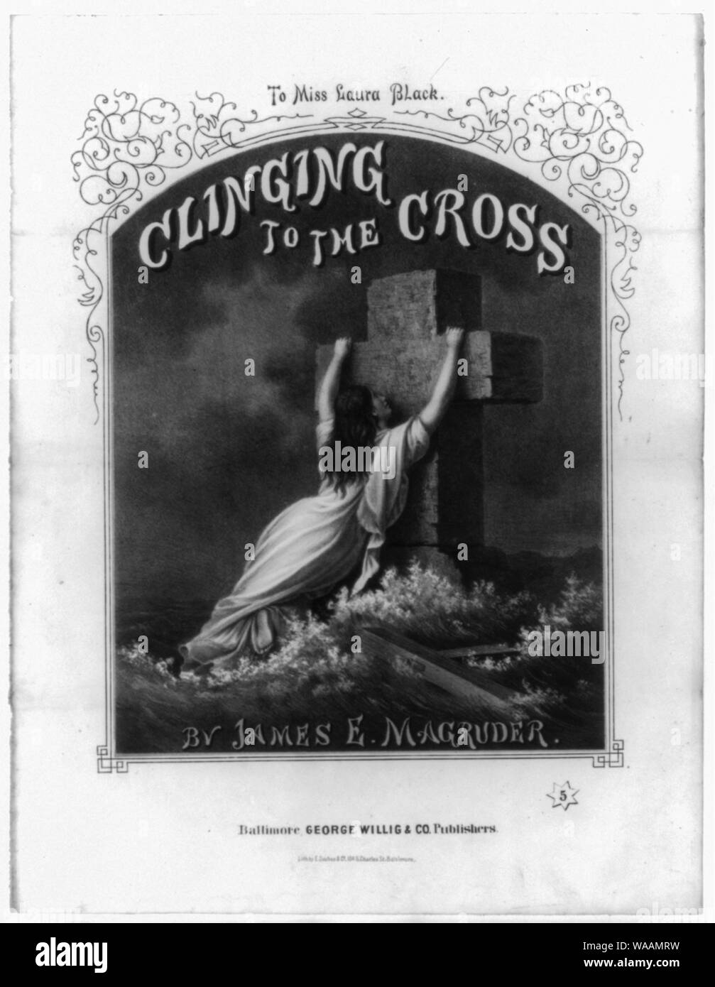 Clinging to the Cross Stock Photo - Alamy