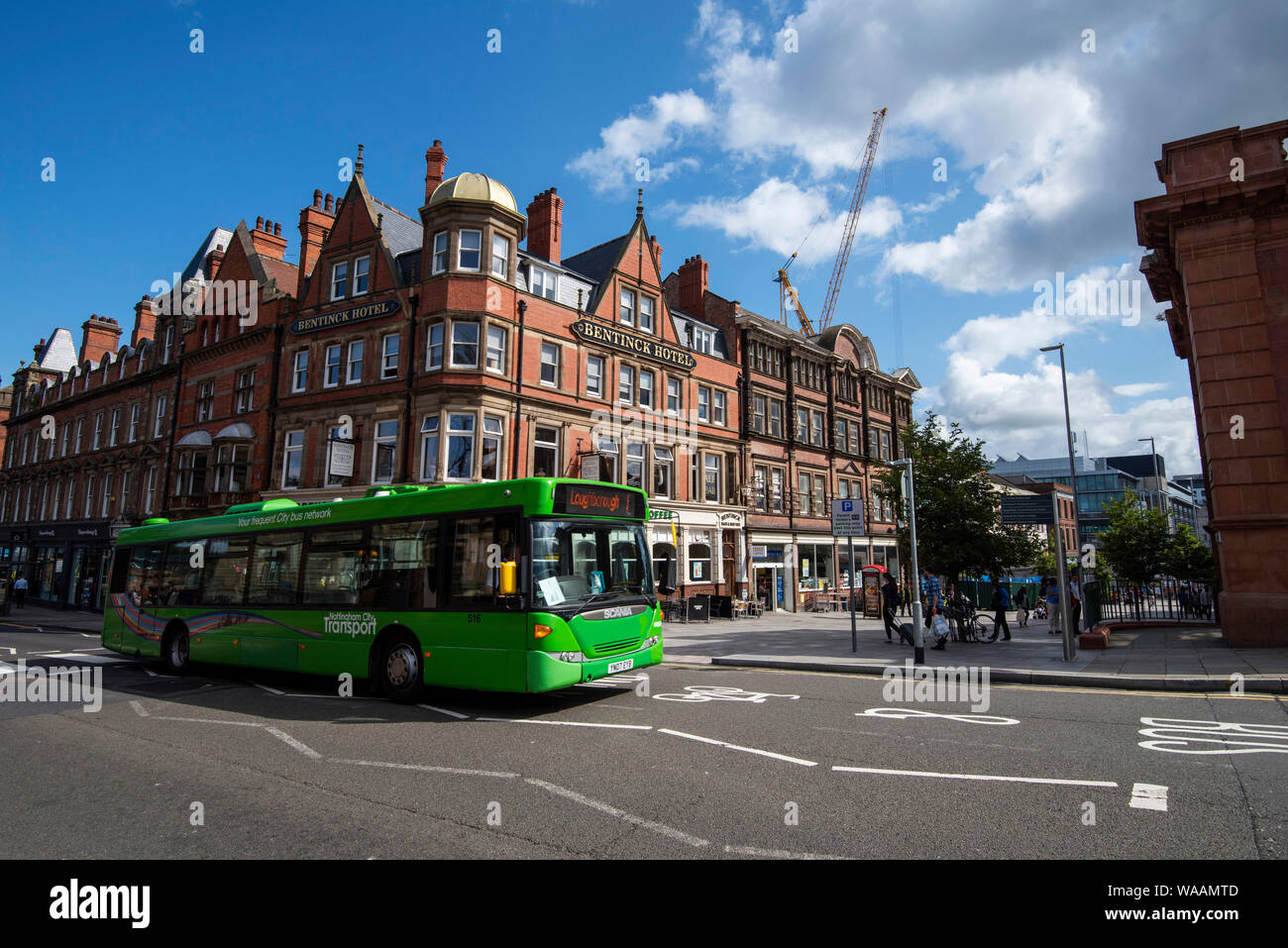 Bentinck Hotel on the Corner of Carrington Street and Station Street in ...