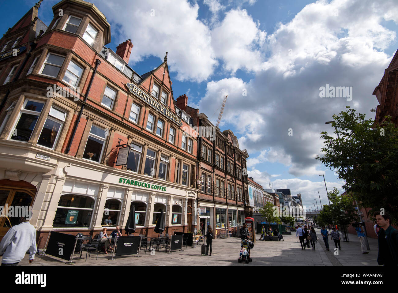 Bentinck Hotel on the Corner of Carrington Street and Station Street in ...