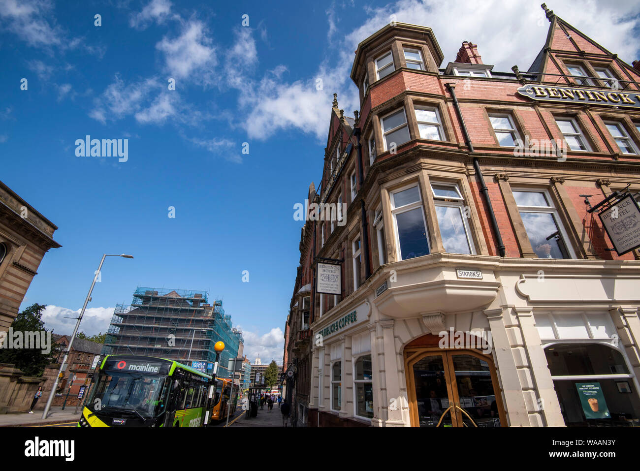 Bentinck Hotel on the Corner of Carrington Street and Station Street in ...