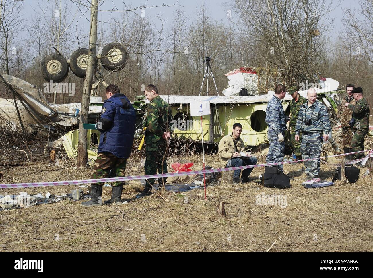 Smolensk plane crash killing all 96 people on board including President ...