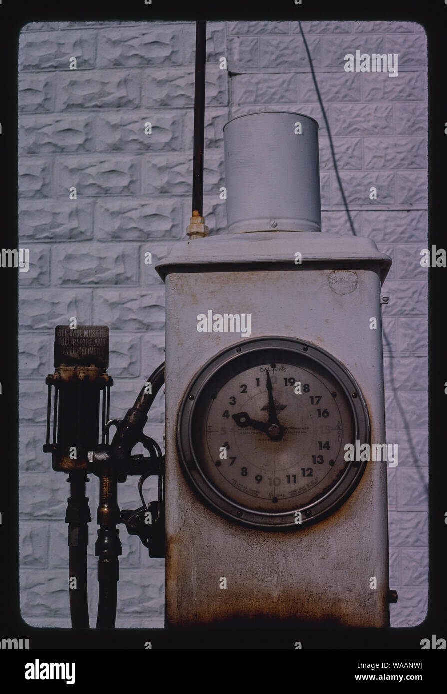 Clockface pump, Utica, Nebraska Stock Photo - Alamy