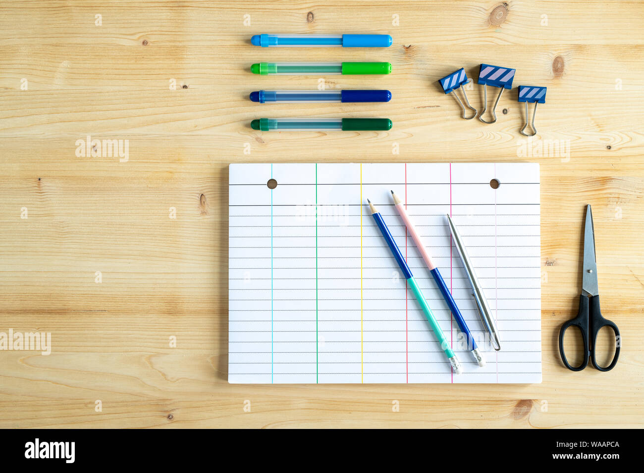 Pencil table colors hi-res stock photography and images - Alamy