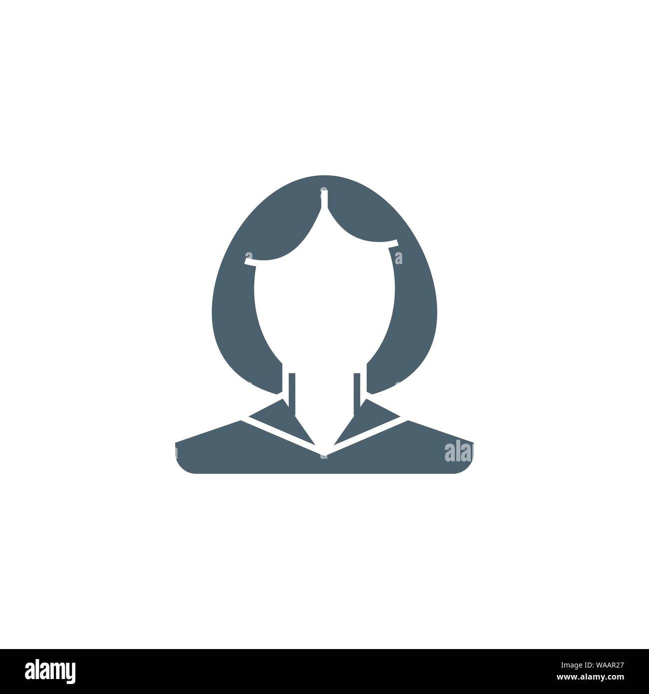 Employee Woman related vector glyph icon Stock Vector Image & Art - Alamy