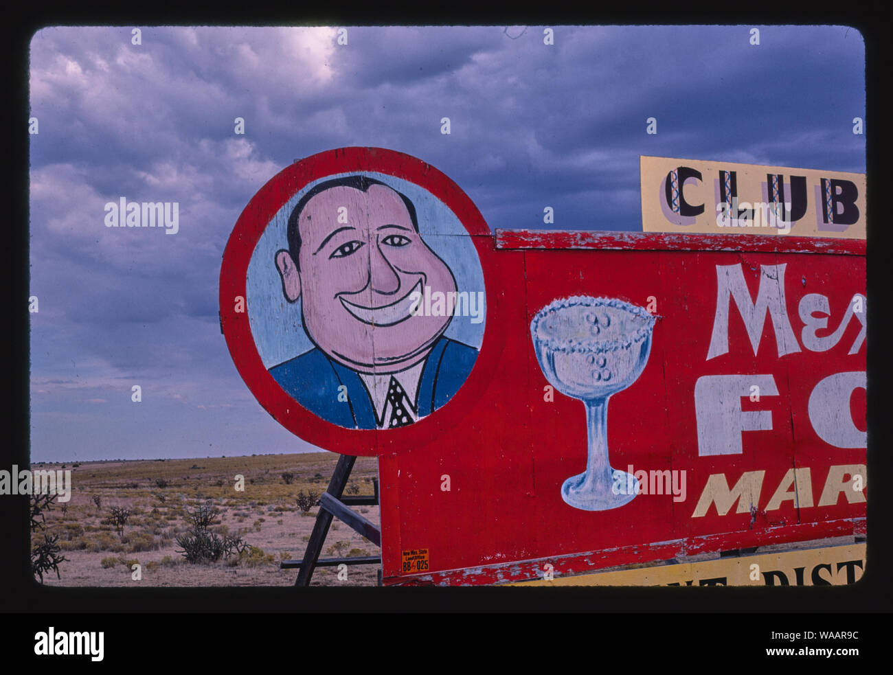 Club Cafe sign near Santa Rosa, Santa Rosa, New Mexico Stock Photo - Alamy