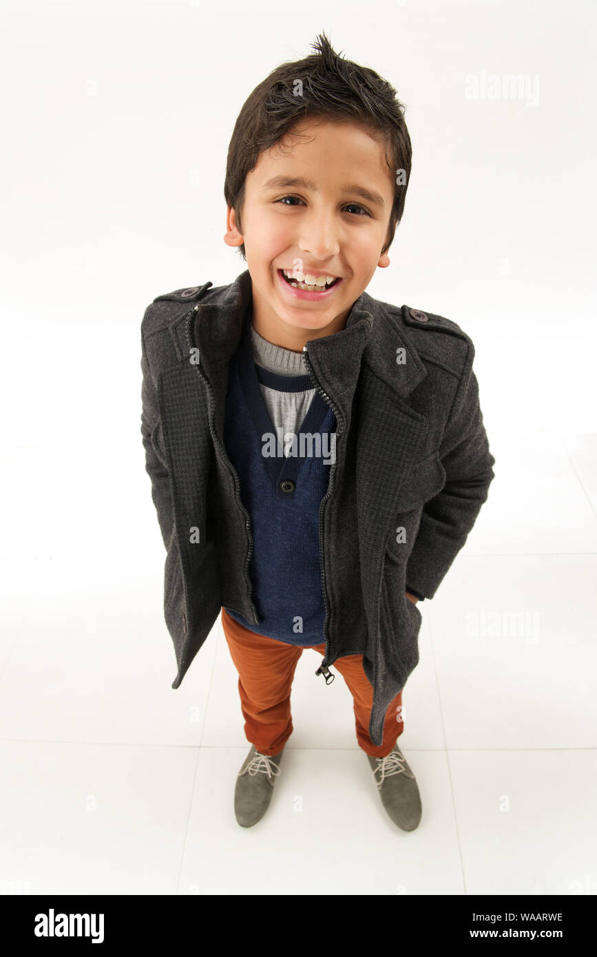 Active boy fun happiness high hi-res stock photography and images - Alamy