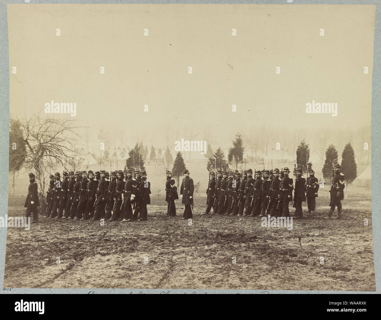 Co. - , 67th New York Infantry, Camp Proctor Stock Photo - Alamy
