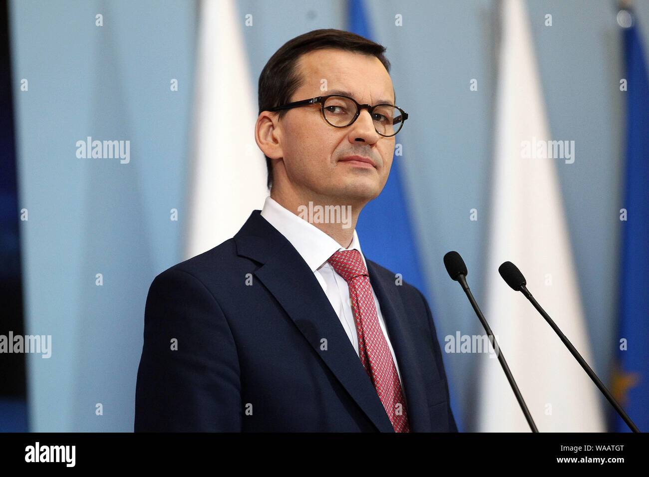 Warsaw, Poland 07.03.2019 Pictured: Prime Minister of Poland Mateusz ...