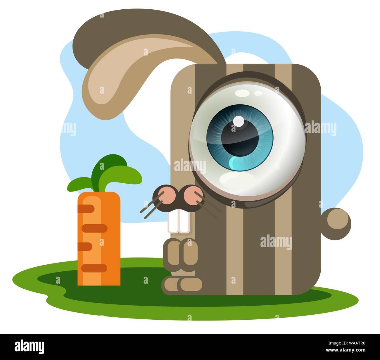 Stylized bunny Stock Vector Images - Alamy