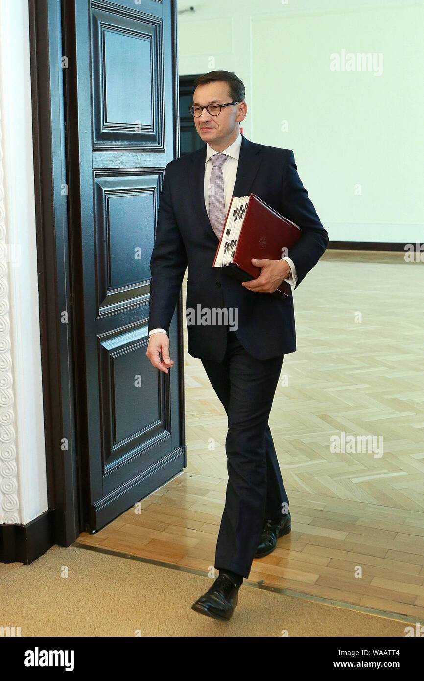25.06.2019.Prime Minister of Poland Mateusz Morawiecki at the ...