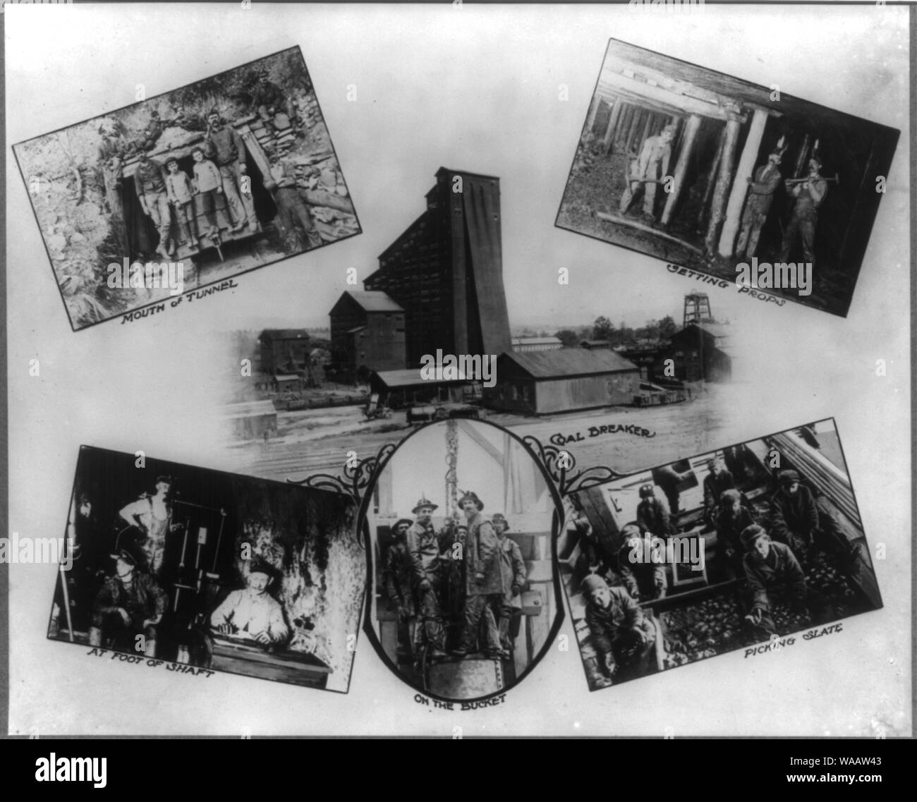 Coal mining scenes Stock Photo - Alamy