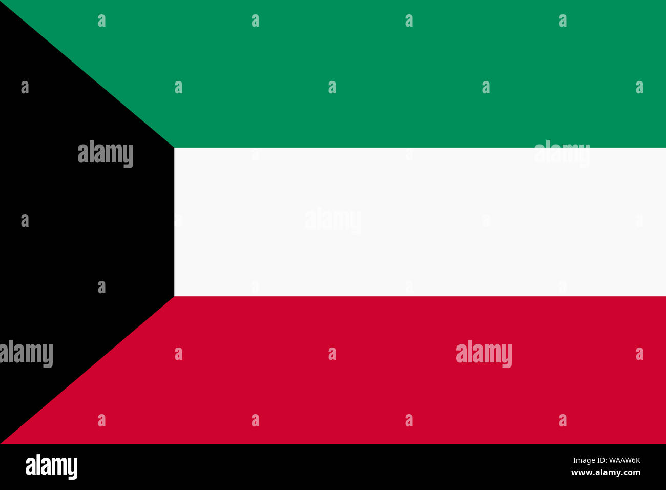 A Flag of Kuwait background illustration large file Stock Photo - Alamy
