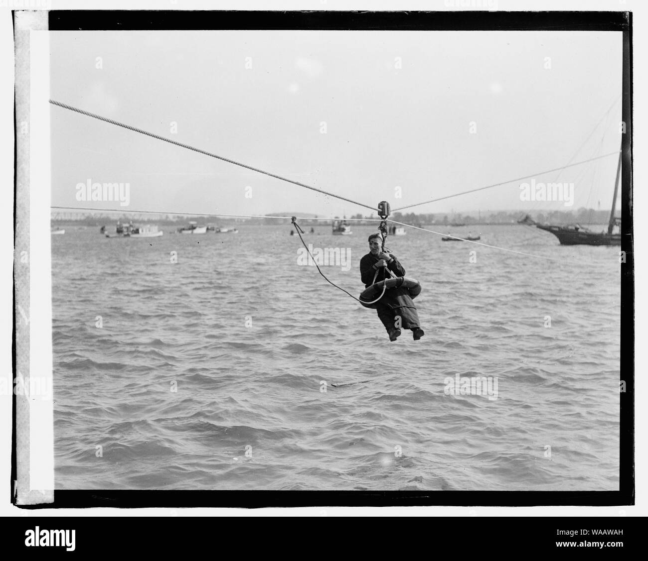 Coast guard personnel maritime Black and White Stock Photos & Images ...