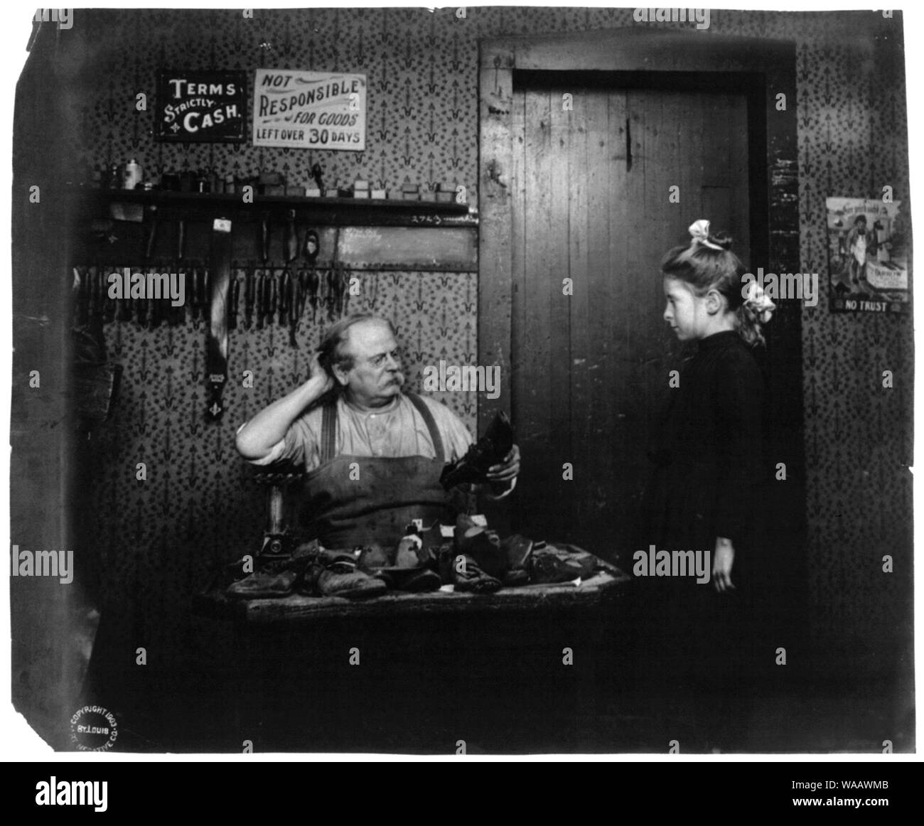 Cobbler repair Cut Out Stock Images & Pictures - Alamy