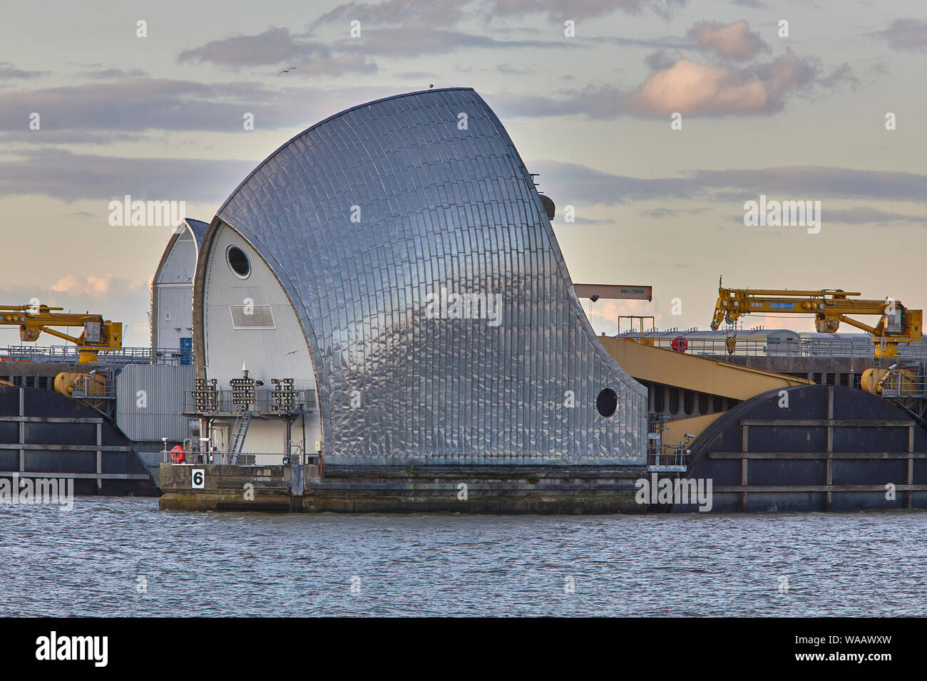 The Thames Barrier prevents the floodplain of most of Greater London ...
