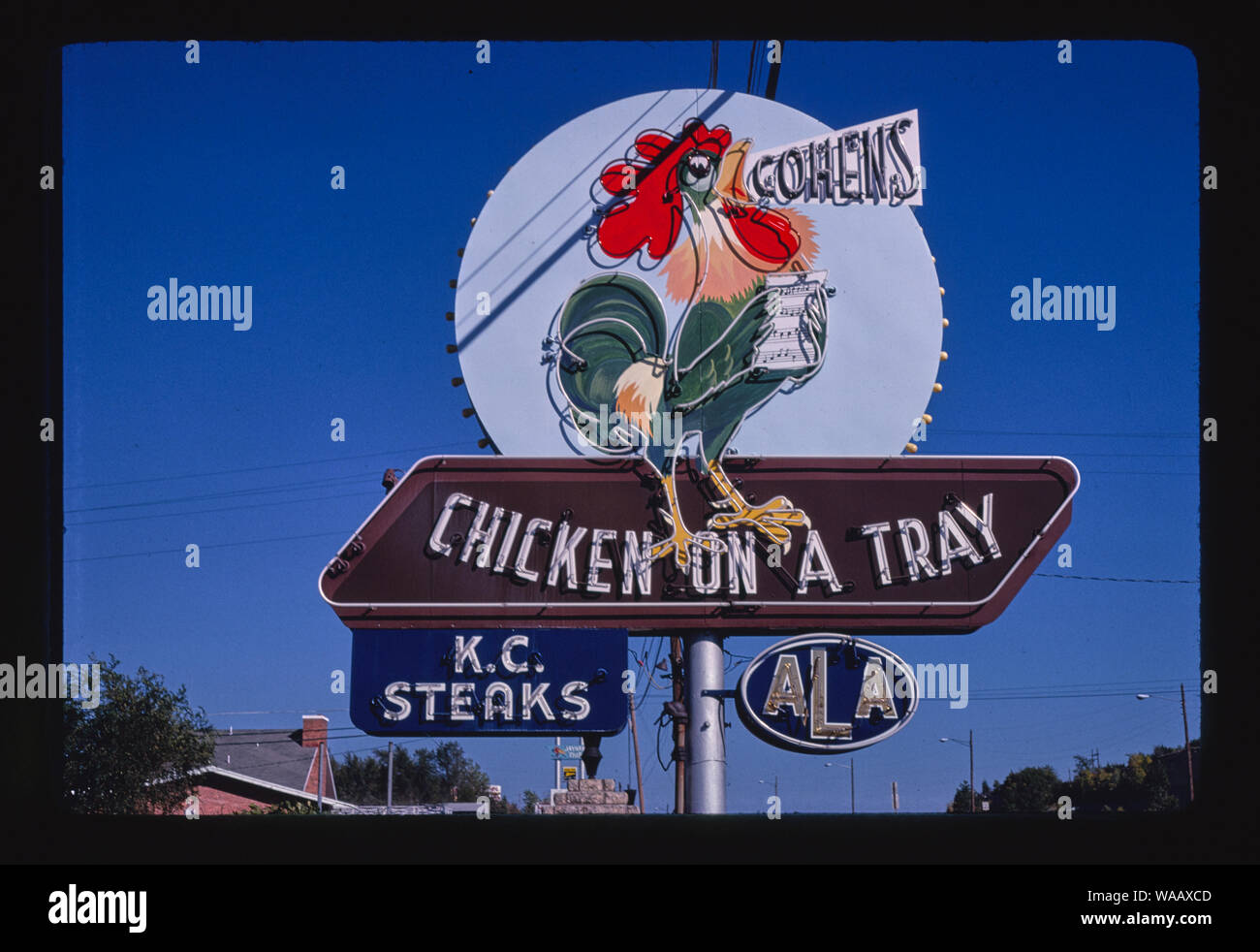 Cohens chicken house sign hi-res stock photography and images - Alamy