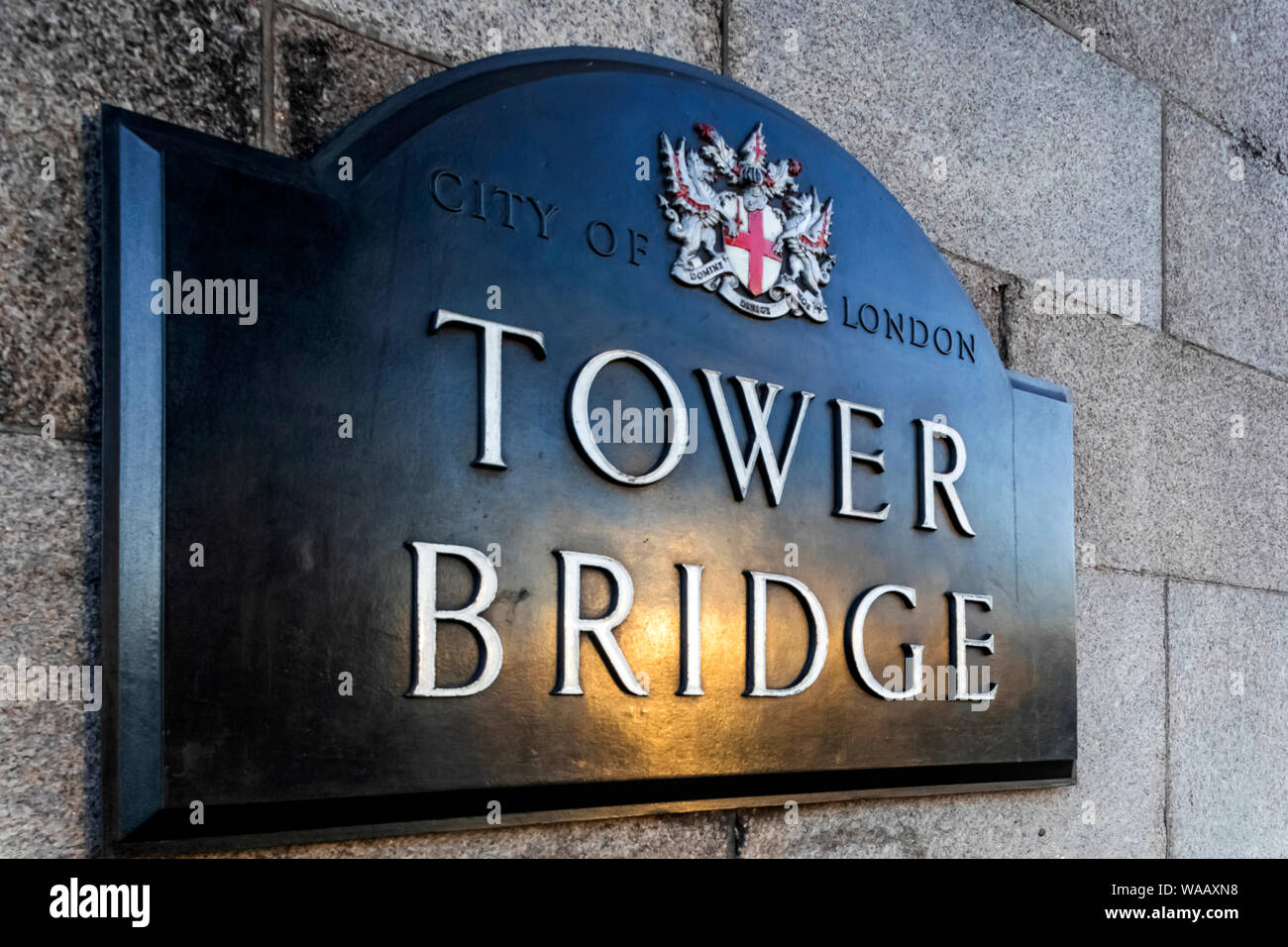England, London, Tower Bridge,Tower Bridge Sign, 30075172 Stock Photo ...
