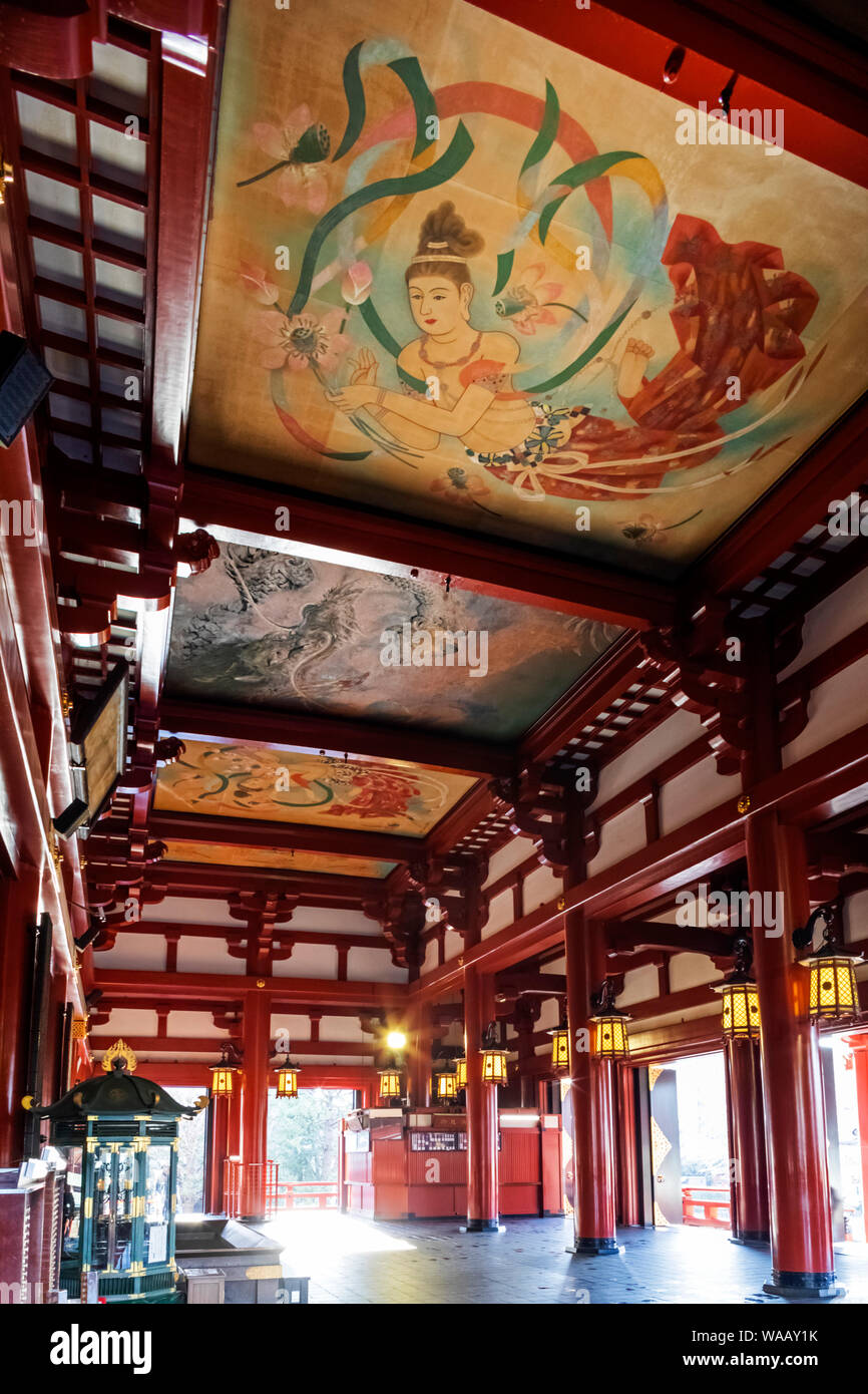 Japan, Honshu, Tokyo, Asakusa, Sensoji Temple, The Main Hall, 30075290 ...