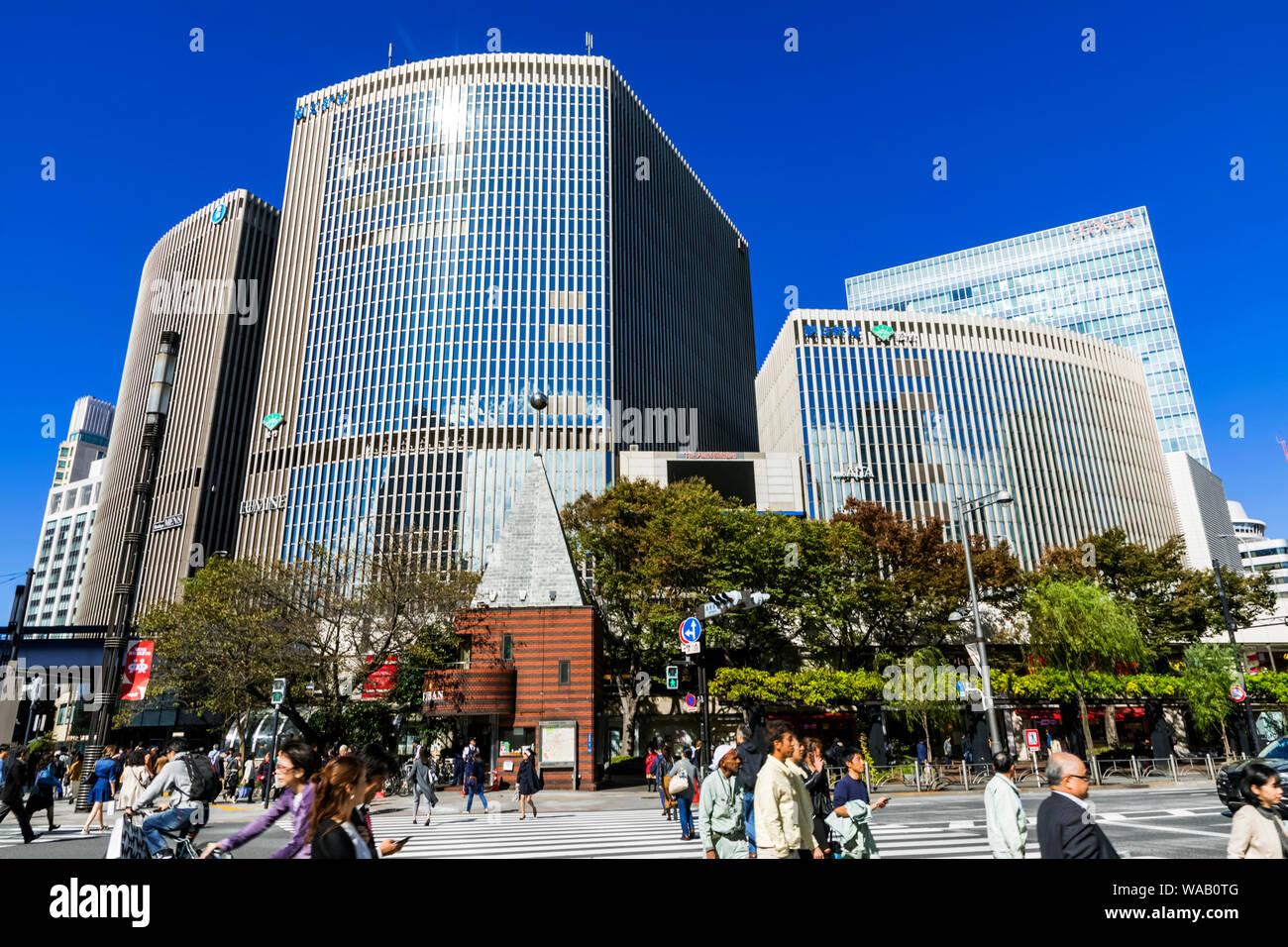 Japan, Honshu, Tokyo, Yurakucho, Ginza, Studio Alta and Lumine Shopping ...