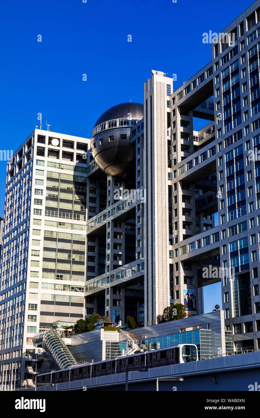 Japan, Honshu, Tokyo, Tokyo Waterfront City, Odaiba, Fuji Television ...