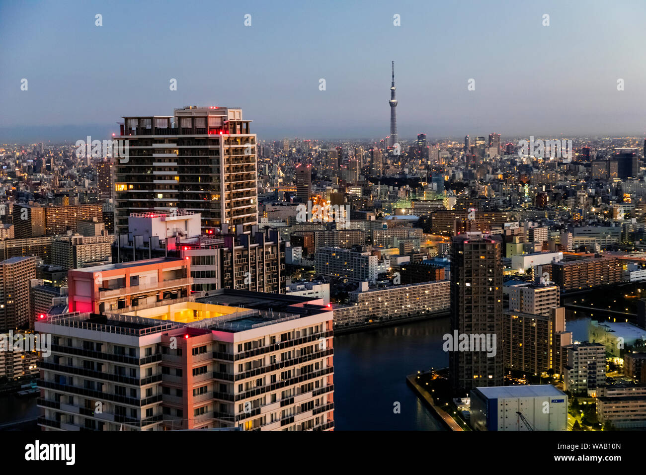 Japan, Honshu, Tokyo, Toyosu Area Skyline, 30076546 Stock Photo - Alamy