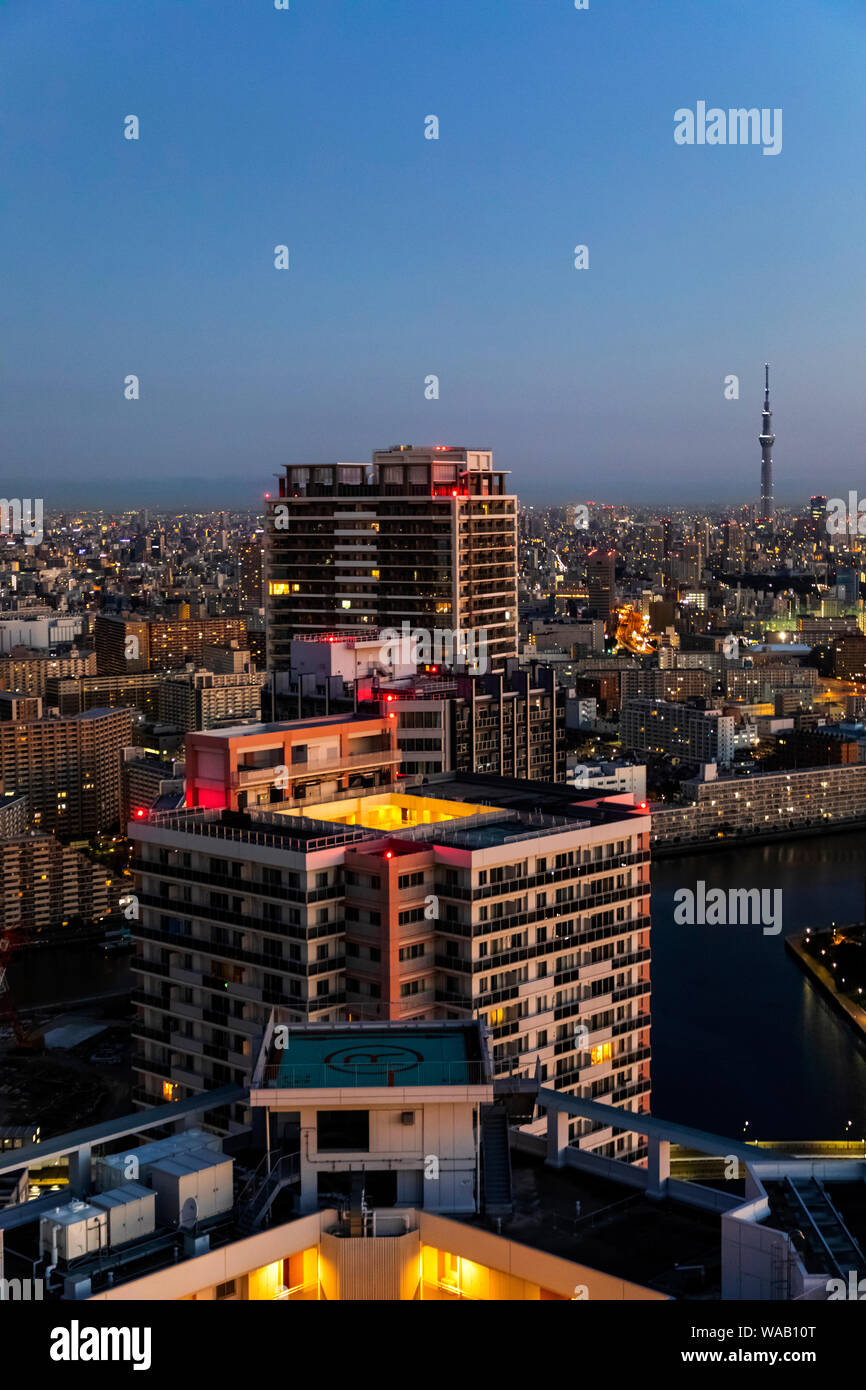 Japan, Honshu, Tokyo, Toyosu Area Skyline, 30076538 Stock Photo - Alamy