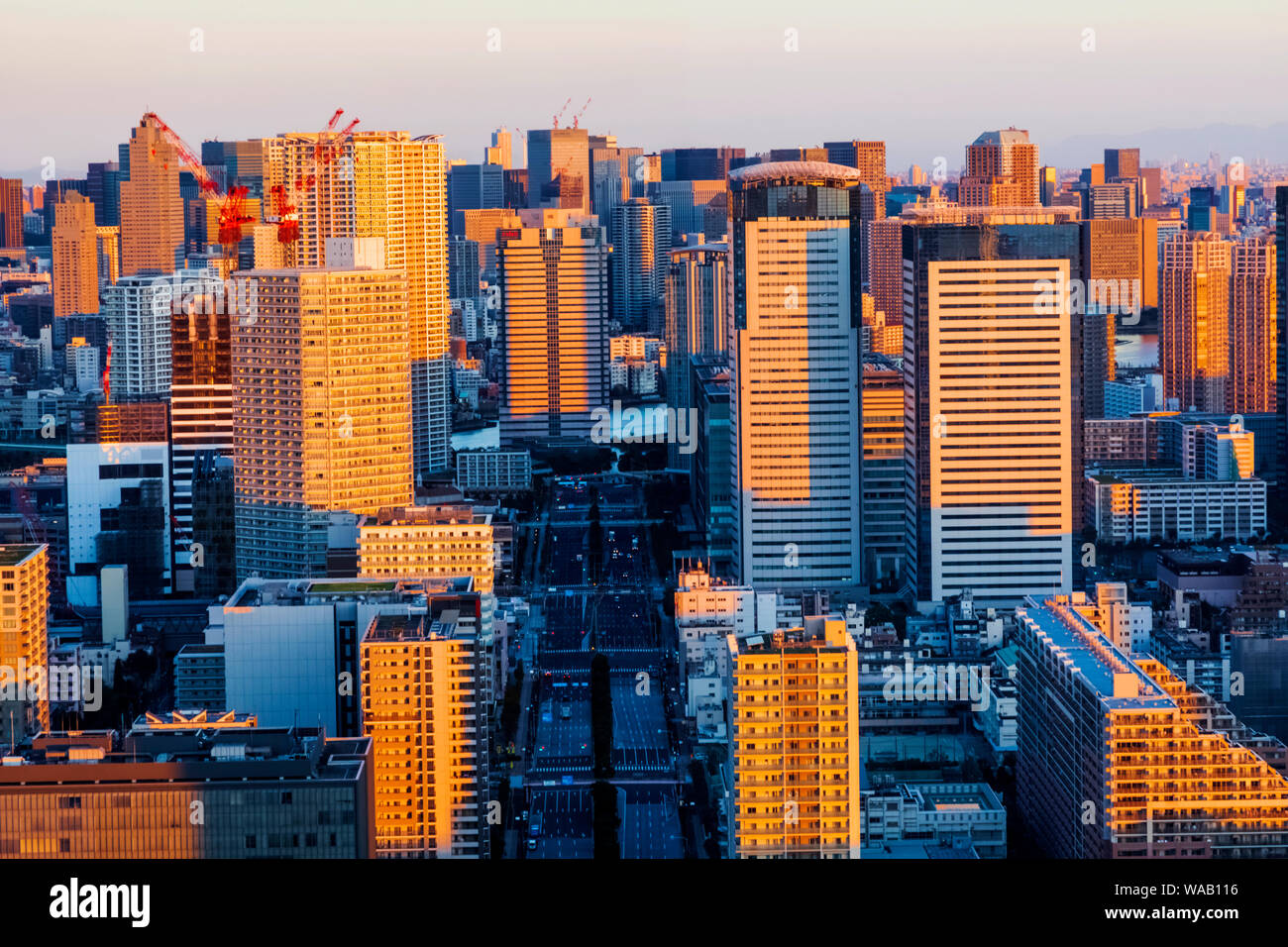 Japan, Honshu, Tokyo, Toyosu Area Skyline, 30076549 Stock Photo - Alamy