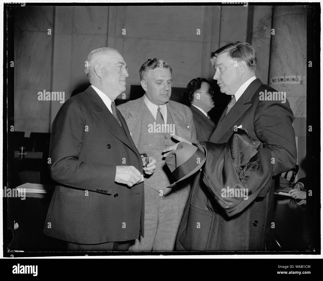 Col. Charles H. March, Willis J. Ballinger, Philip Buck Stock Photo - Alamy