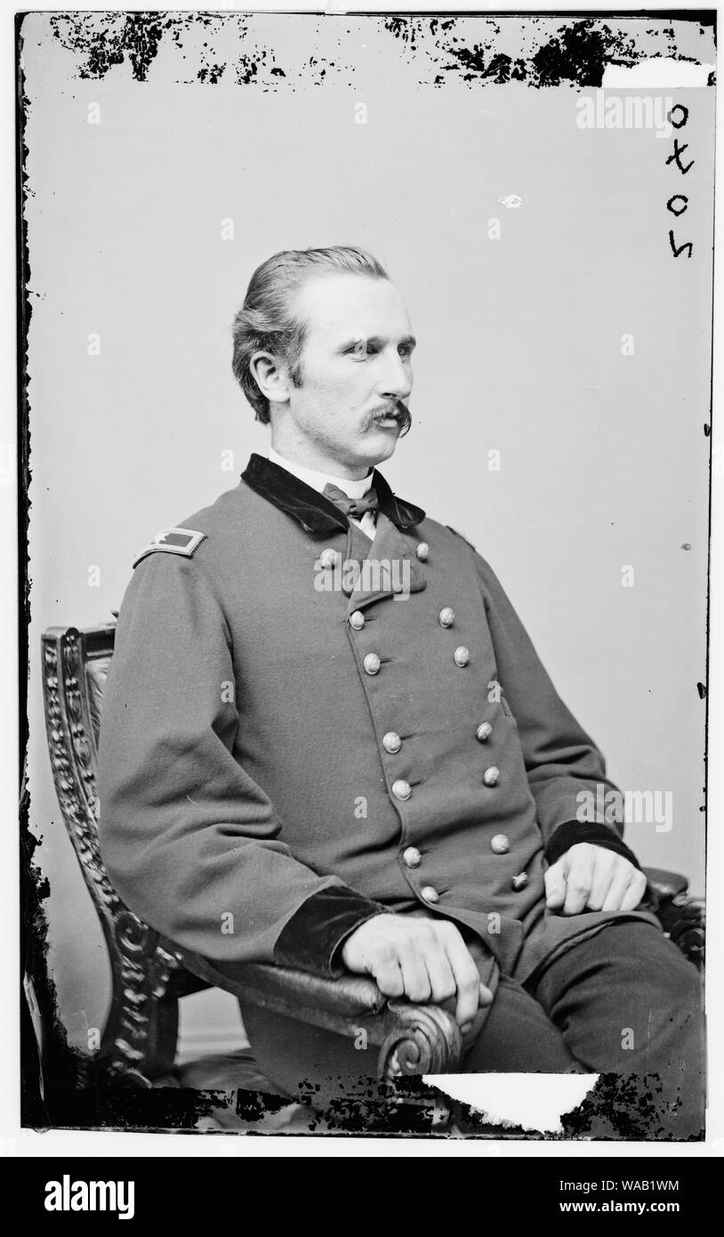 Col. E.W. Whitaker, Col. 1st Conn Cav Stock Photo - Alamy