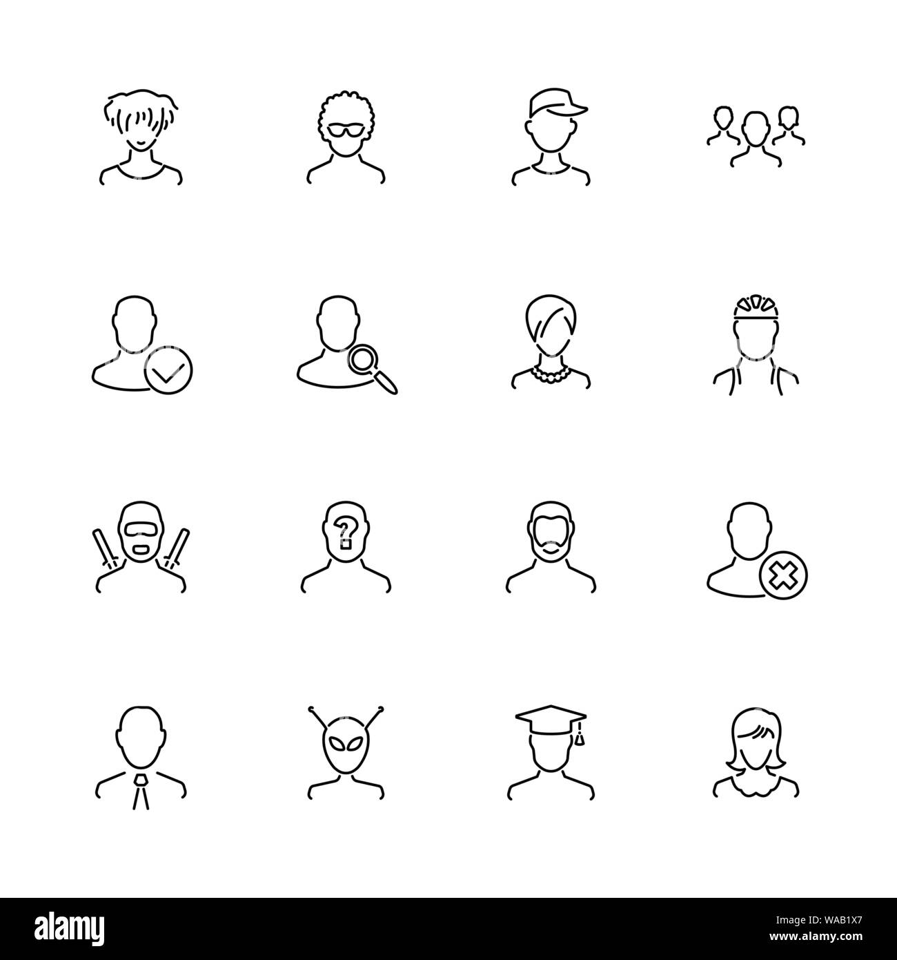 Female ninja Stock Vector Images - Alamy