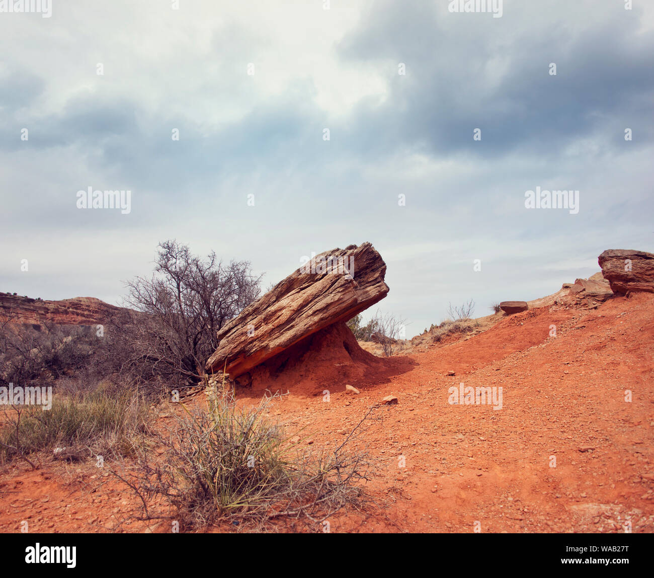 Rocks formations in Palo Duro Canyon State Park in Texas Stock Photo ...