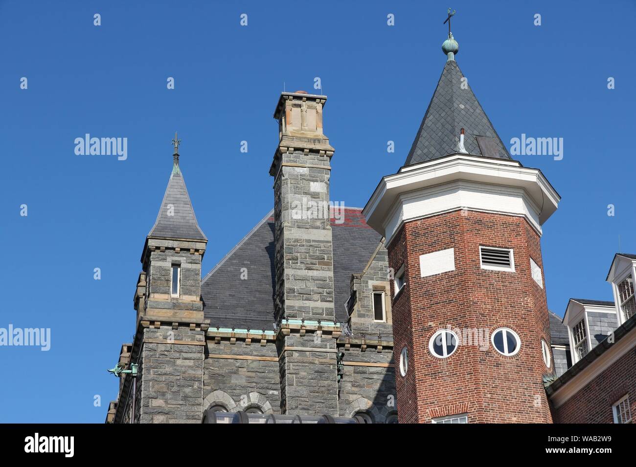 Georgetown university campus washington dc hi-res stock photography and ...