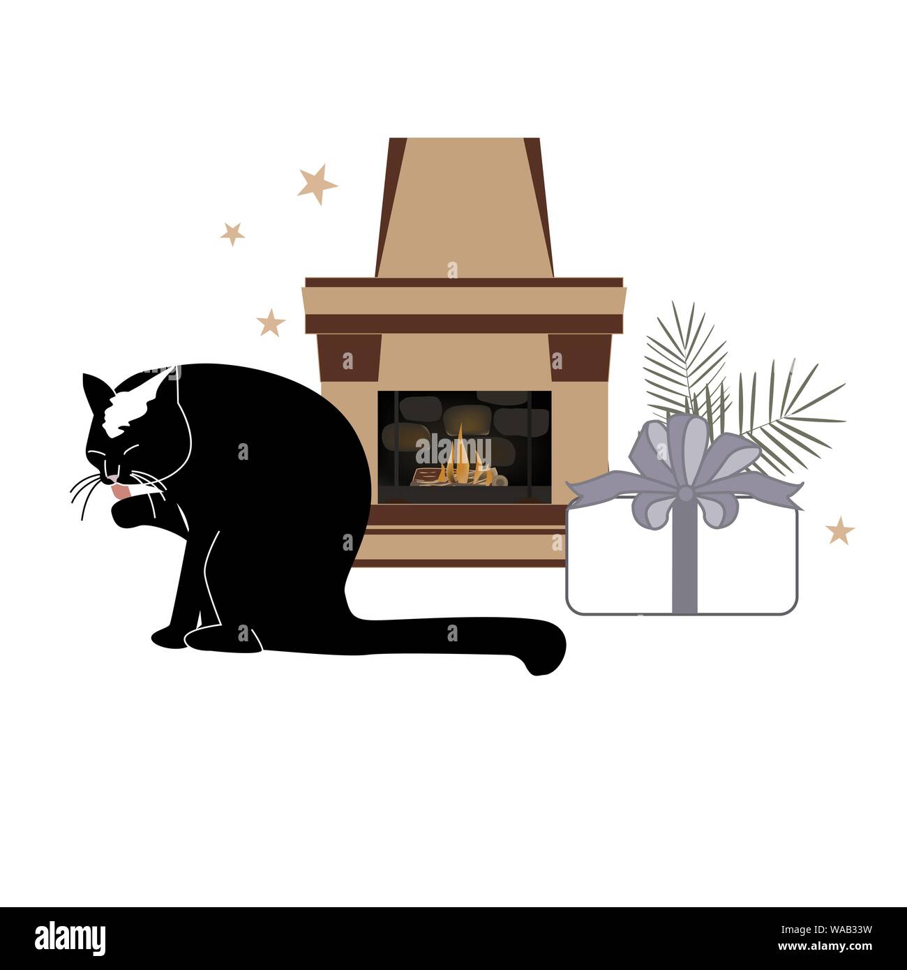 Danish christmas card Cut Out Stock Images & Pictures - Alamy