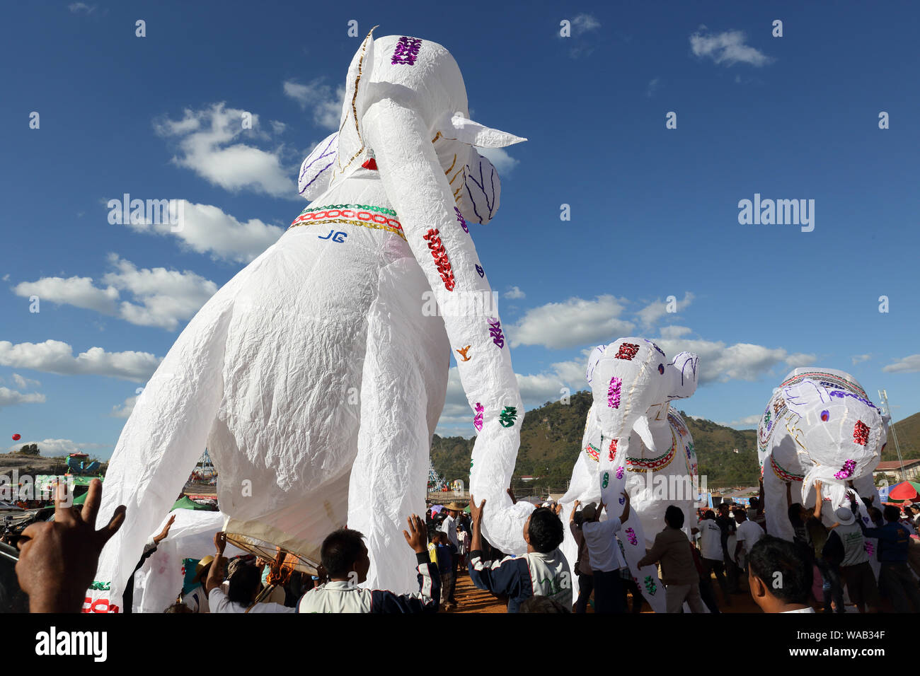 Taunggyi hot air balloon hi-res stock photography and images - Alamy