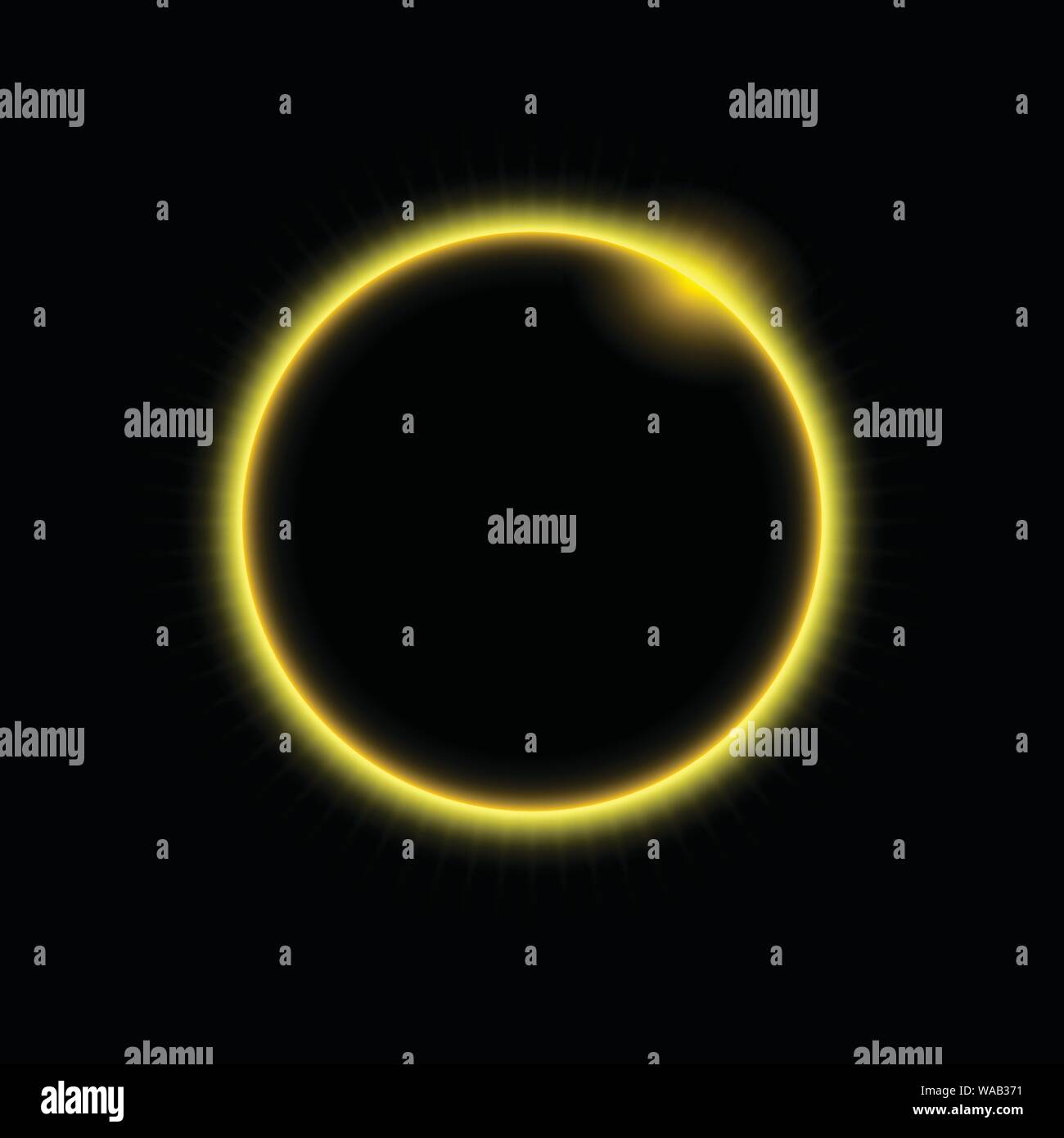 vector space background and solar eclipse Stock Vector Image & Art - Alamy