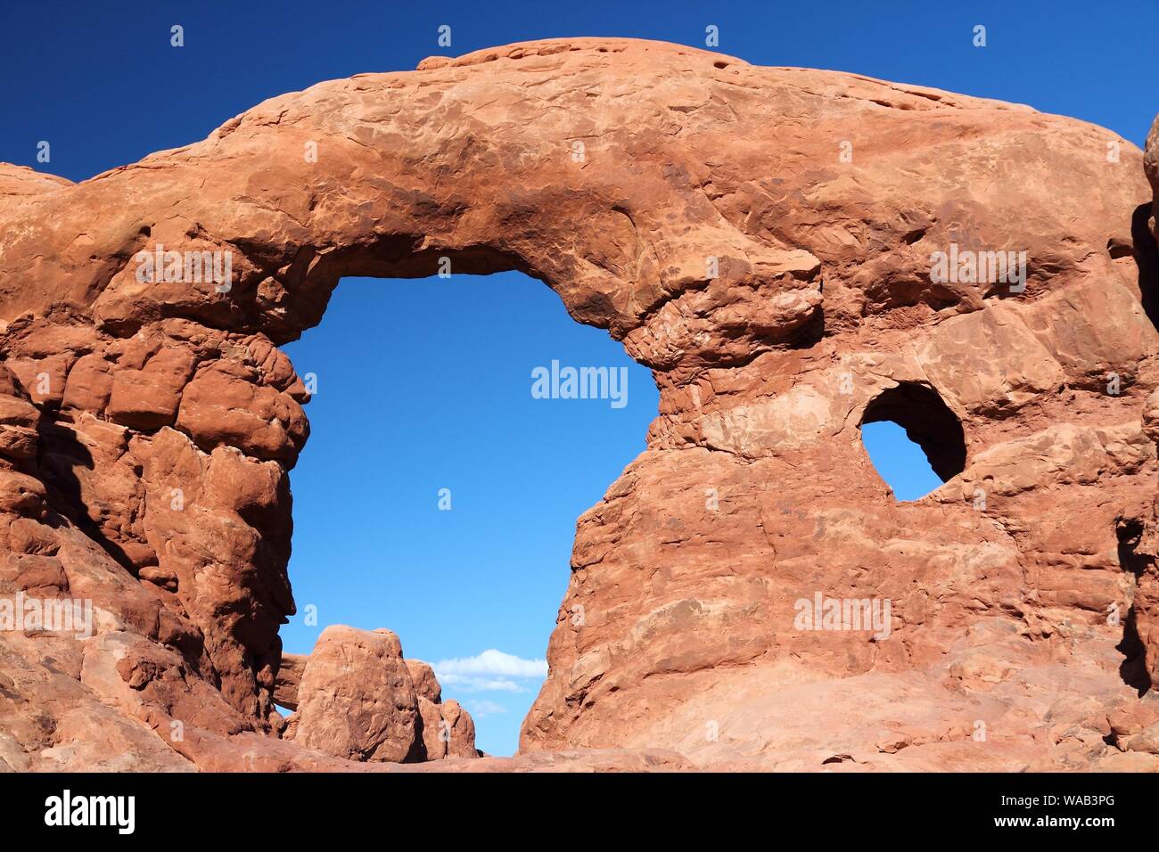 Arches National Park in Utah, USA. Turret Arch Stock Photo - Alamy