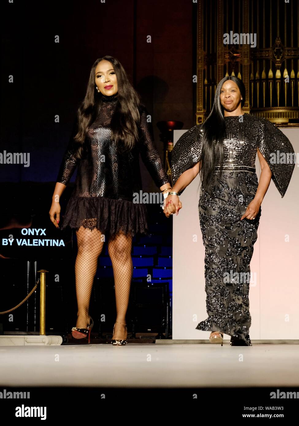 Gogglebox star Sandra Martin walks for Onyx by Valentina at Africa ...