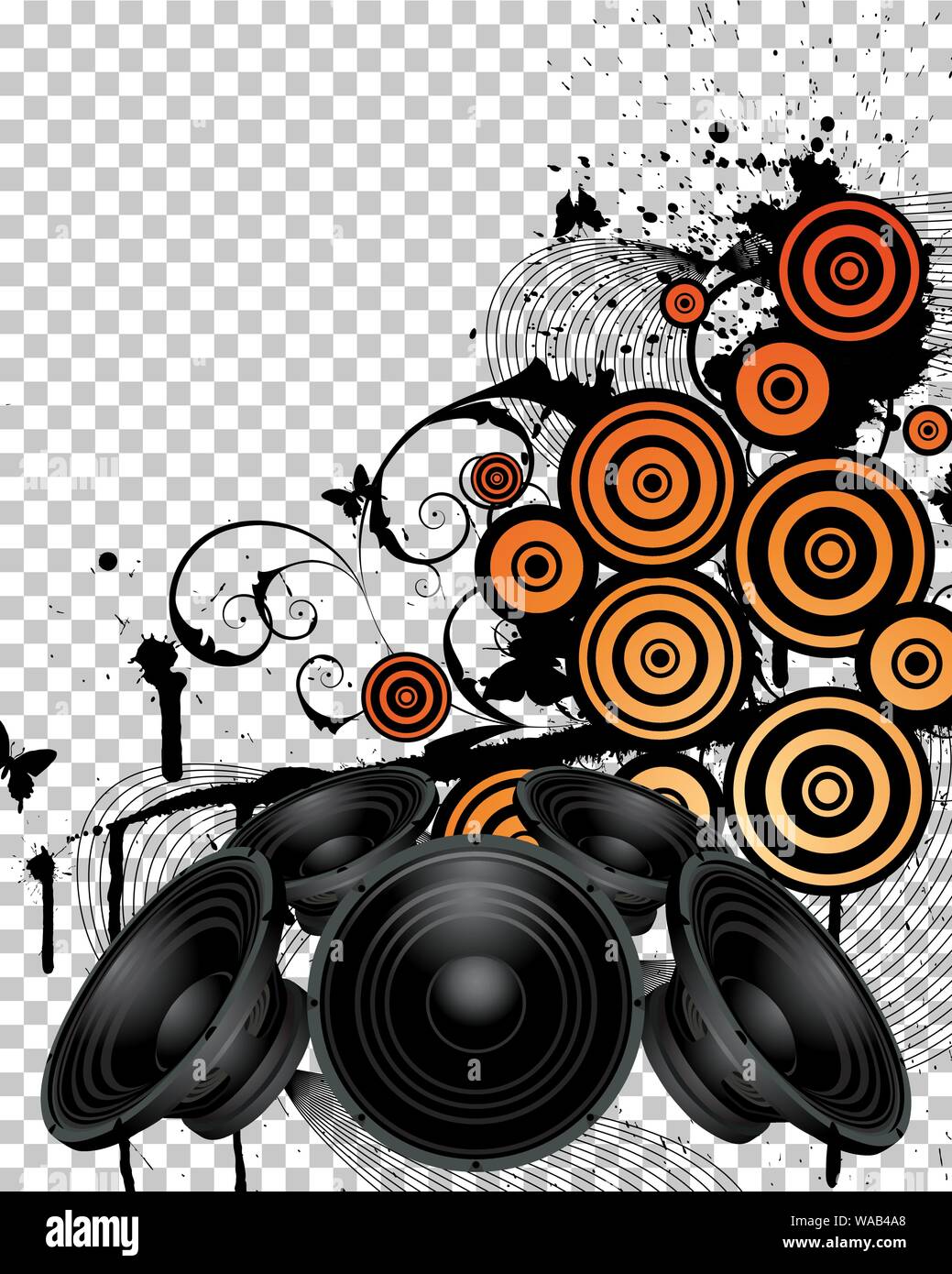 Abstract Speakers Png