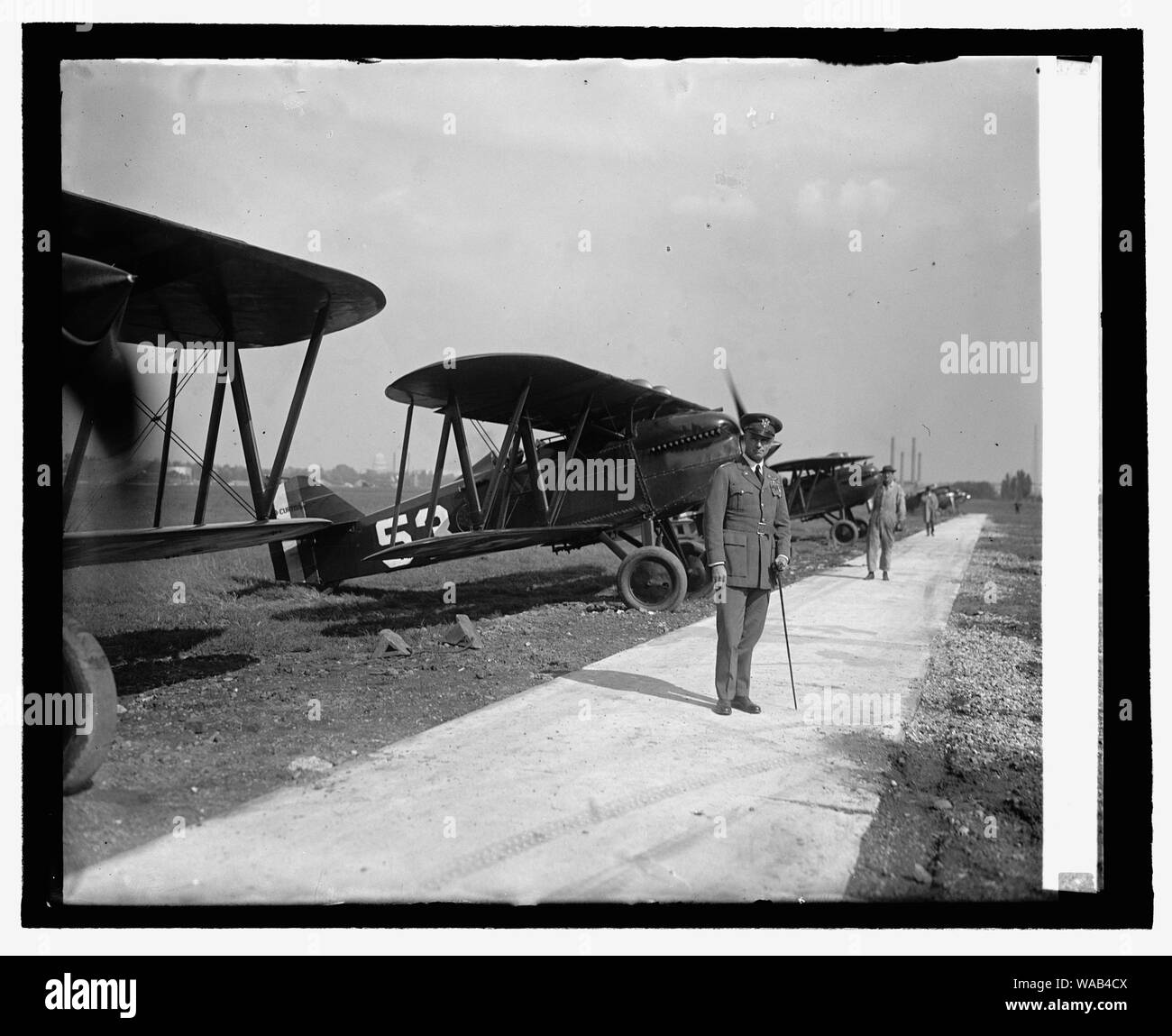 Col. Mitchell at Bowling [i.e., Bolling] Field, [10/6/25] Stock Photo ...